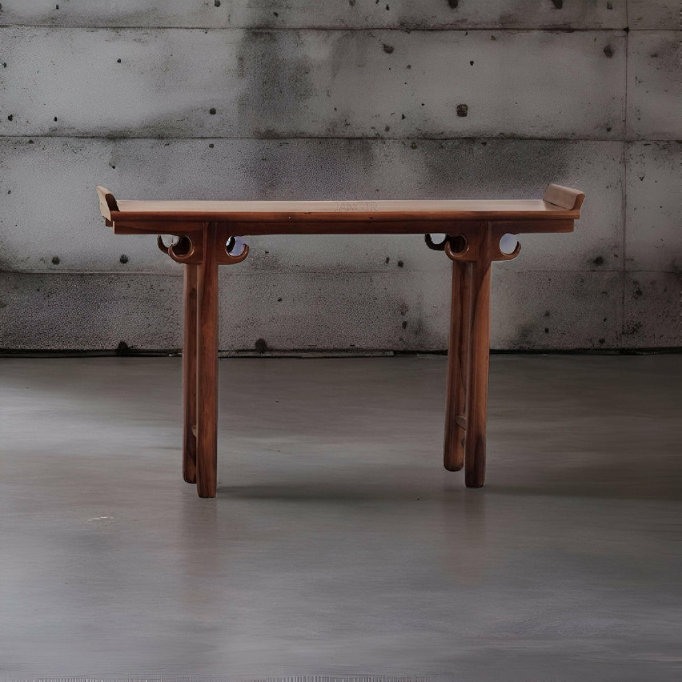 Taj Solid Wood Console Table: Designer Console Table