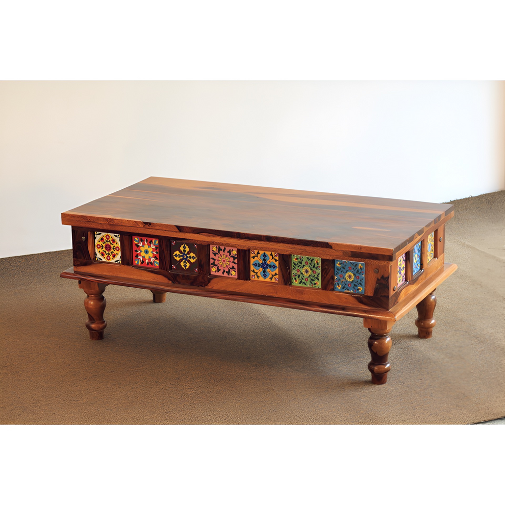 Tradition Rajasthani Design Tiles Coffee Table: Center Table Bangalore