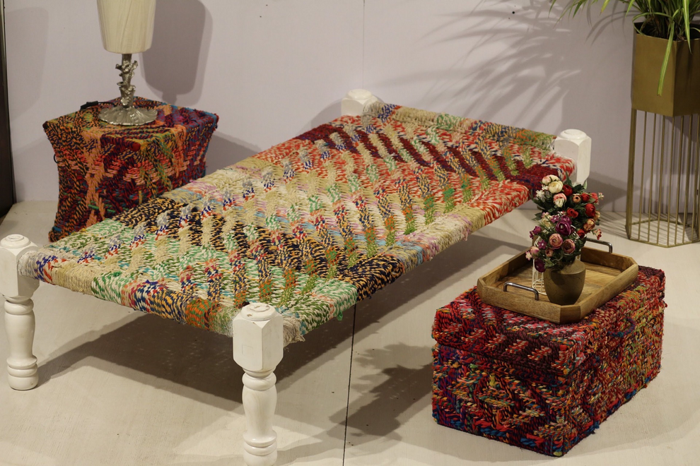Multi Colour Charpai | Desi Khatiya for Indian Traditional Bed